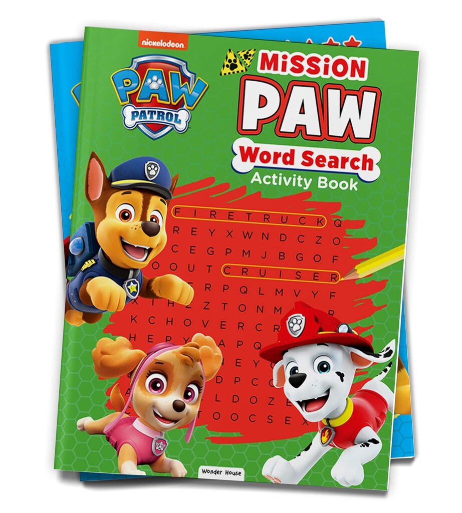 Paw Patrol Mission Paw Word Search Activity Book – 8Letters Bookstore ...