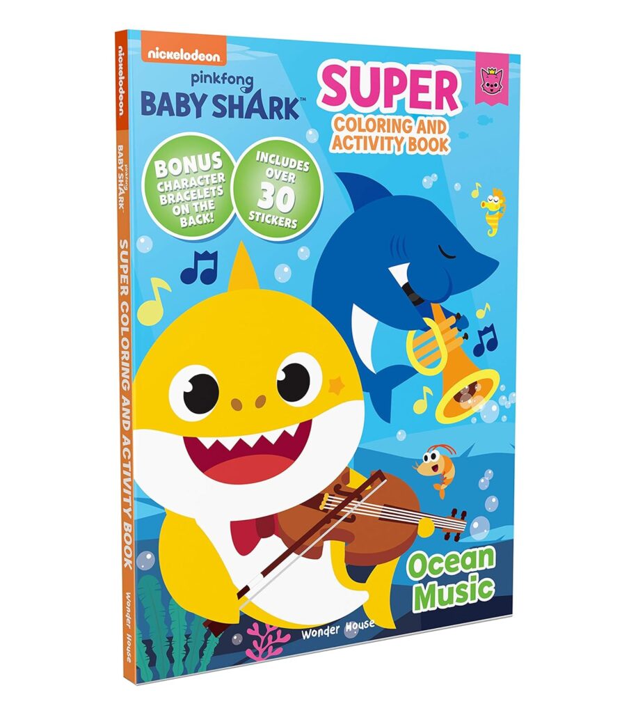 Pinkfong Baby Shark – Ocean Music : Super Coloring and Activity Book ...