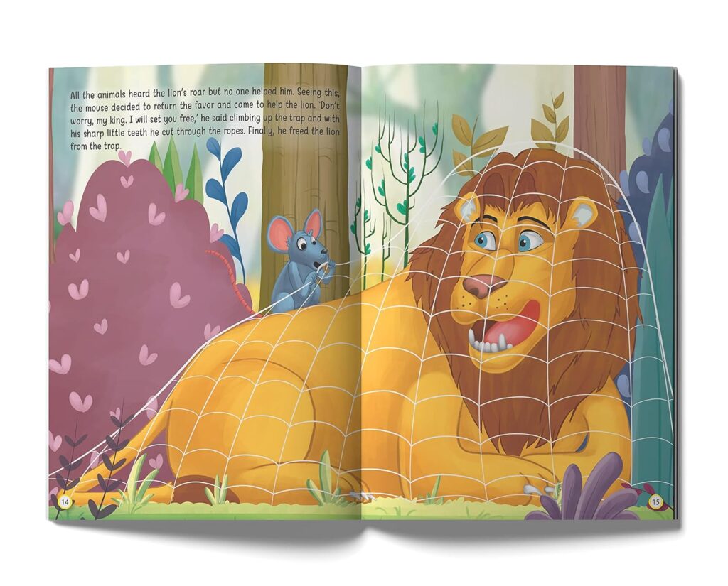 The Lion and the Mouse – Illustrated Moral Story for Children ...